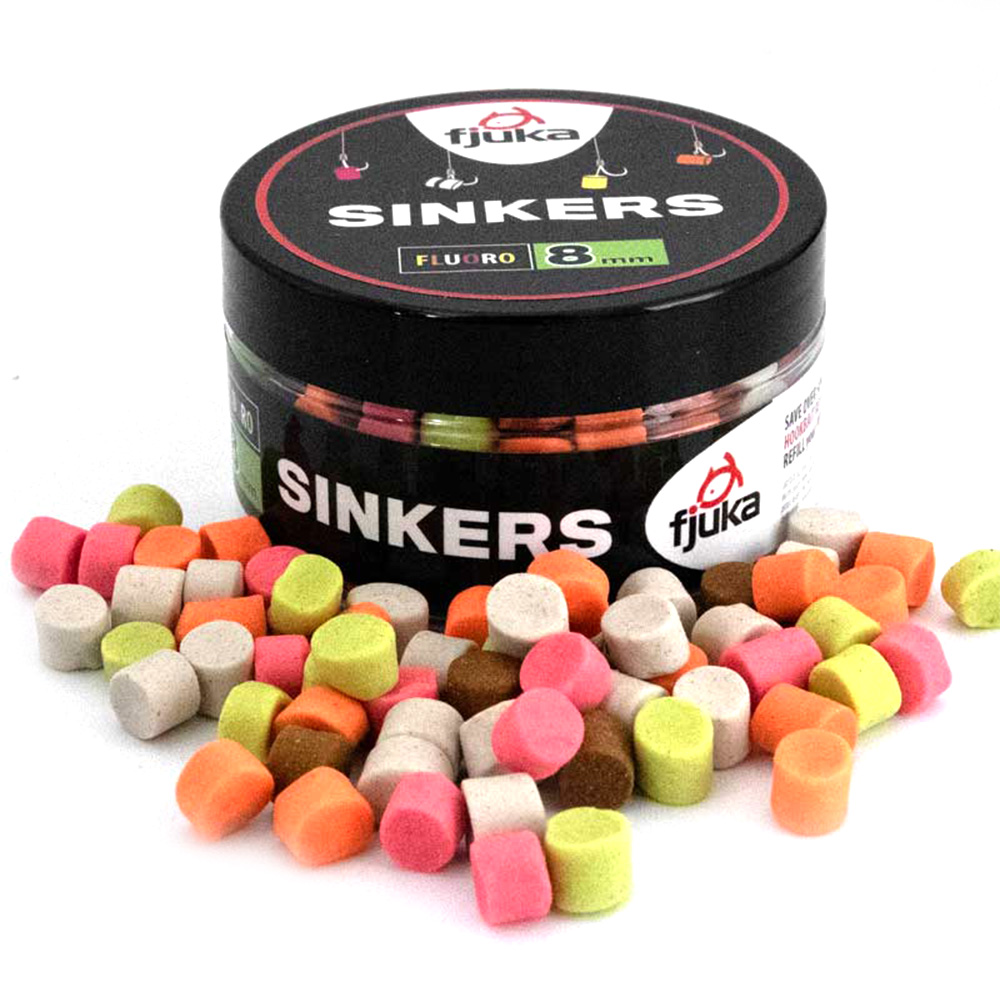 Fjuka Hookable Sinkers Mixed Colours | Angling Direct