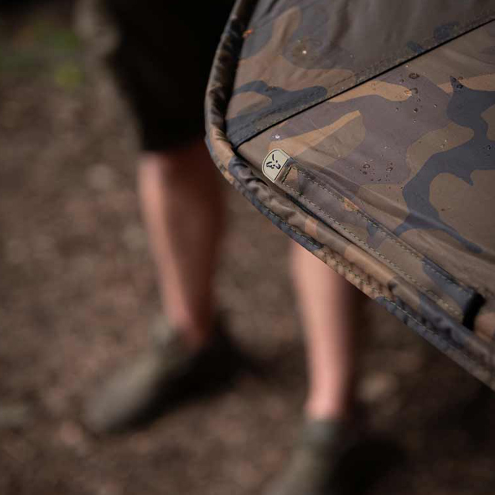 Fox Frontier Lite Camo Bivvy & Camo Vapour Peak Shelter