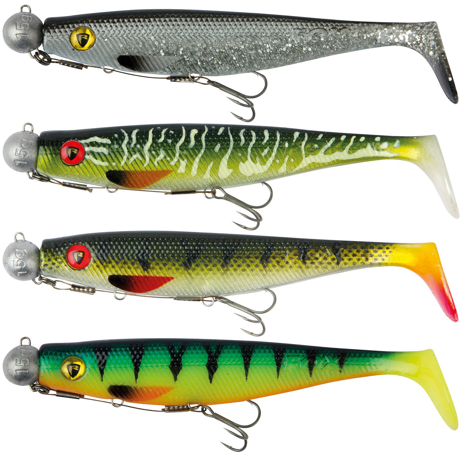 Fox Rage Loaded Natural Classic 2 Pro Shad Lures 14cm