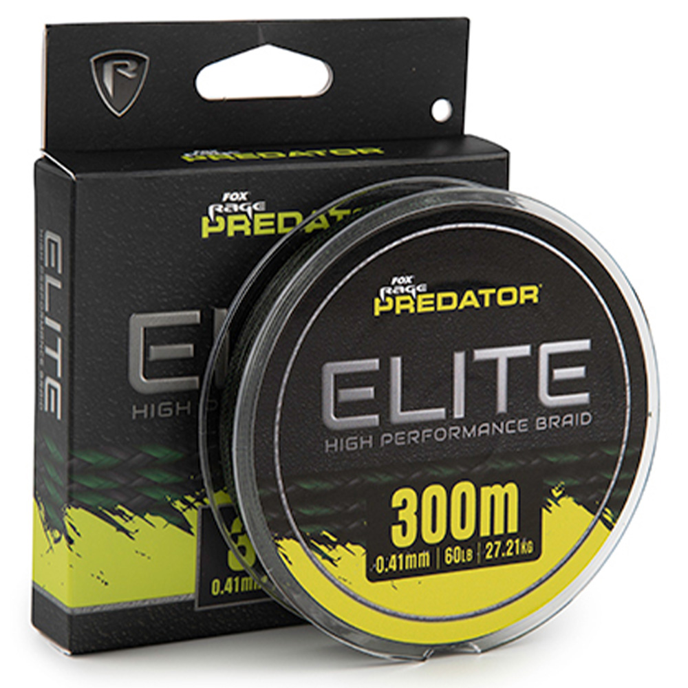 Fox Rage Predator Elite High Performance Braid 300m|Pike Fishing Tackle ...