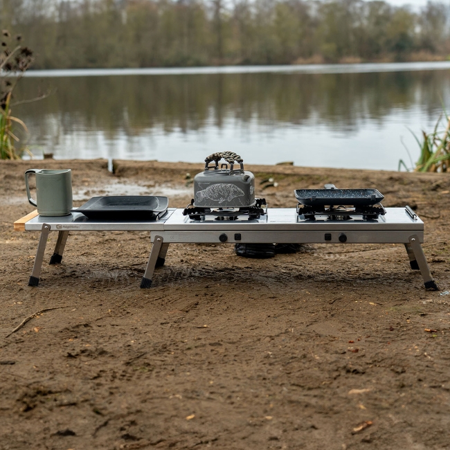 RidgeMonkey Grilla Cook Station Double Hob