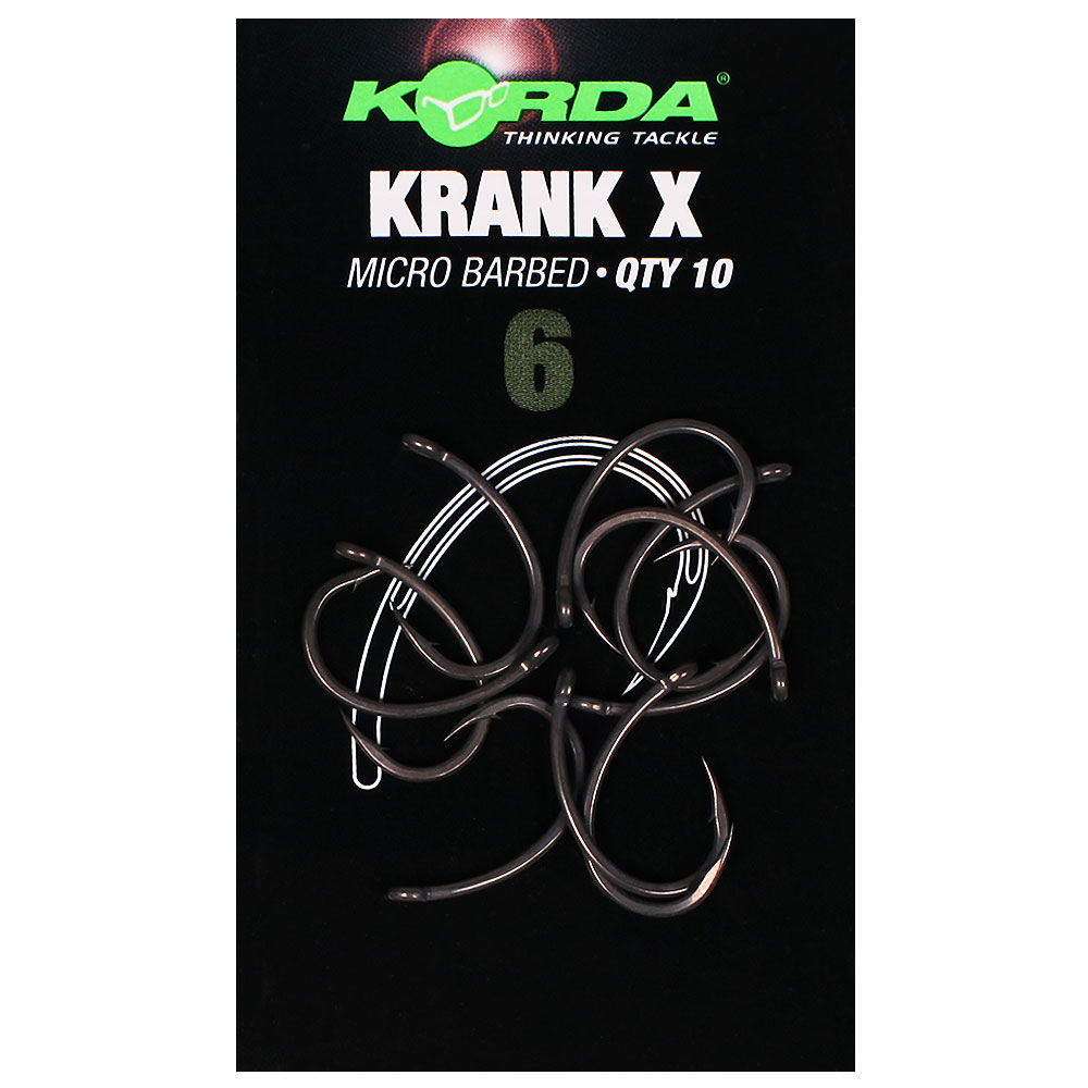 Korda Krank X Hooks - Micro Barbed