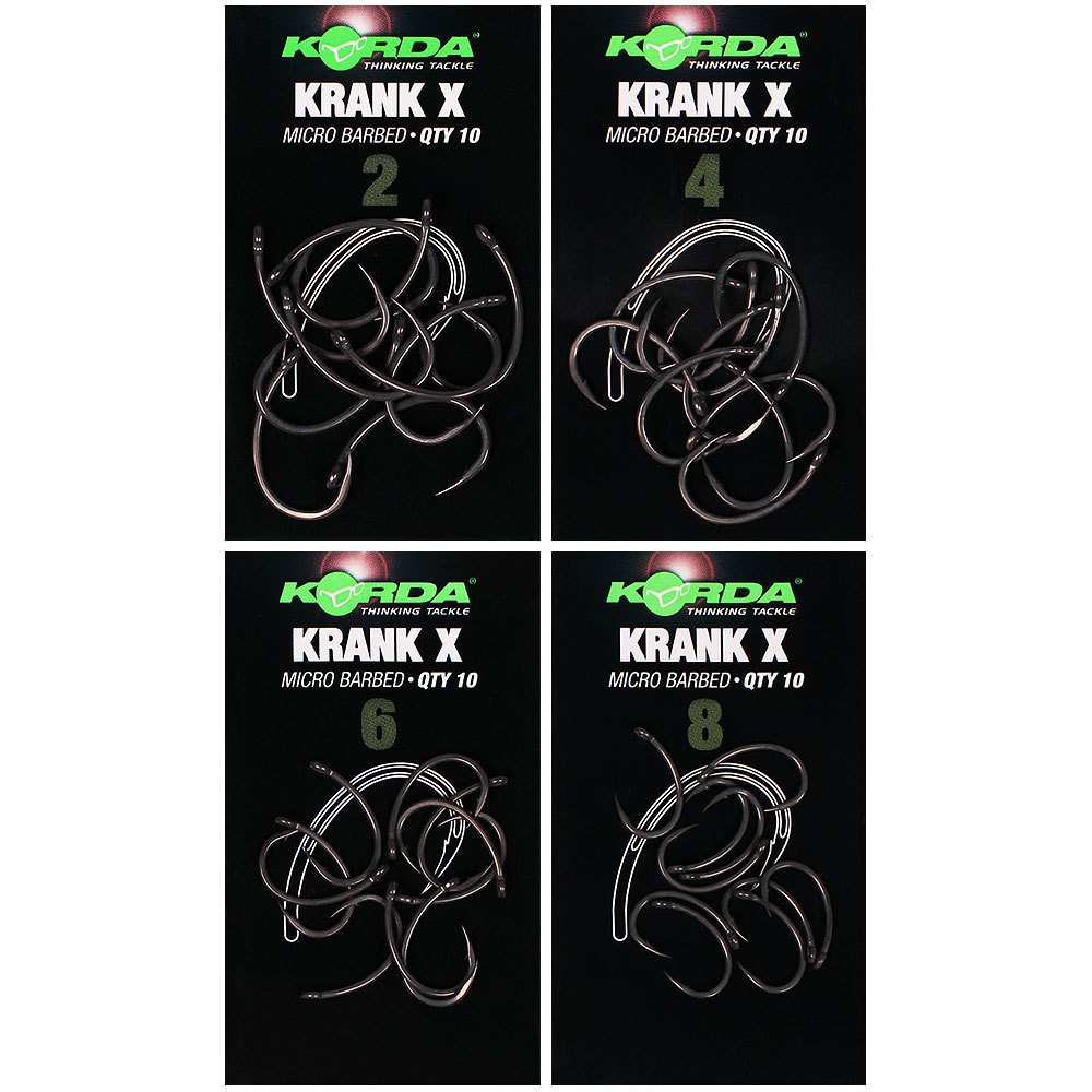 Korda Krank X Hooks - Micro Barbed