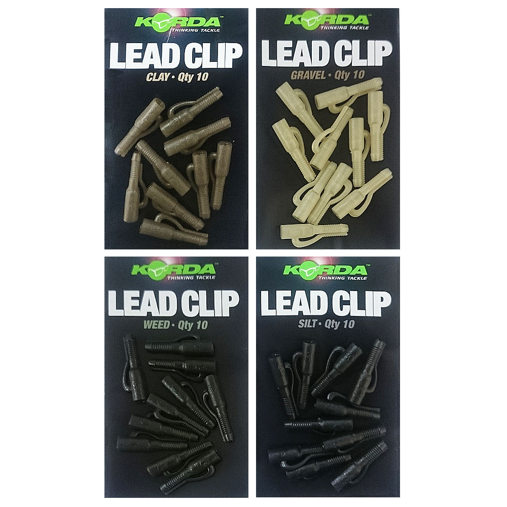 Korda Lead Clips - Secure casting & easy lead ejection