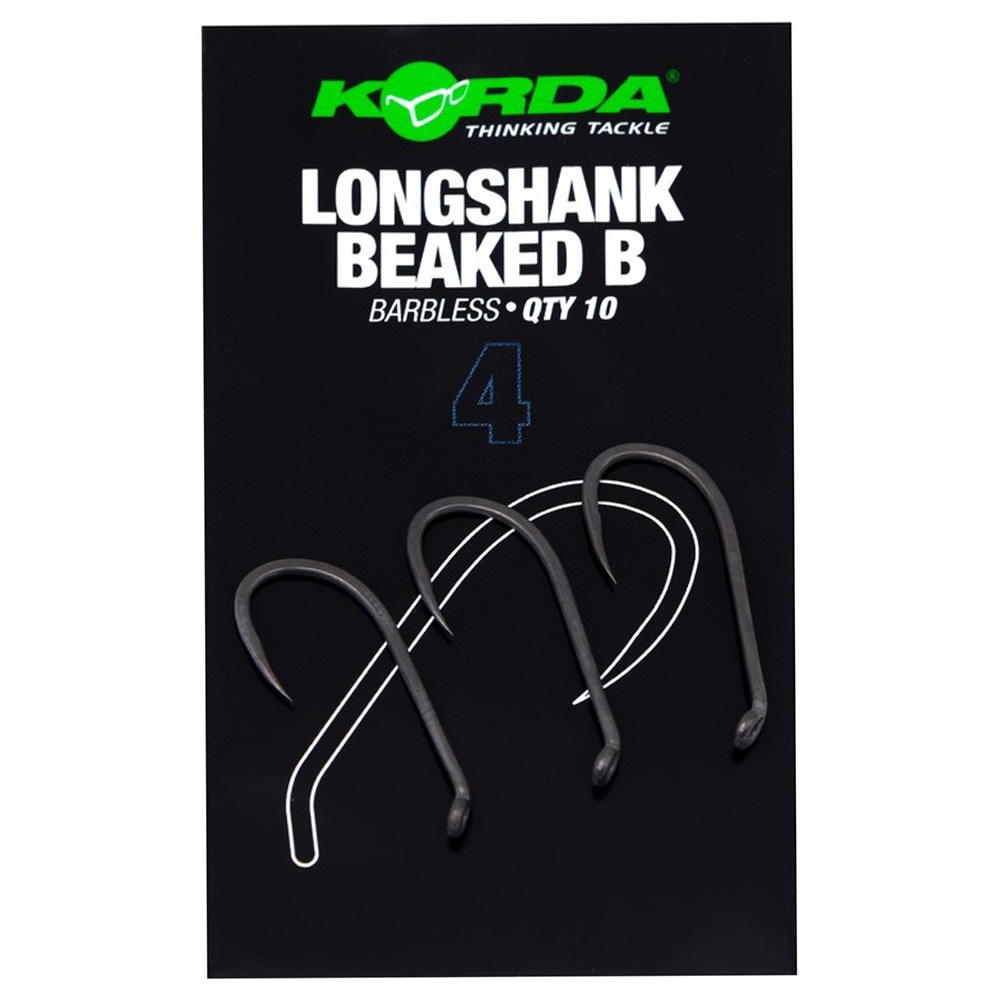 Korda Longshank Beaked Hooks|Carp Fishing Hooks|Angling Direct
