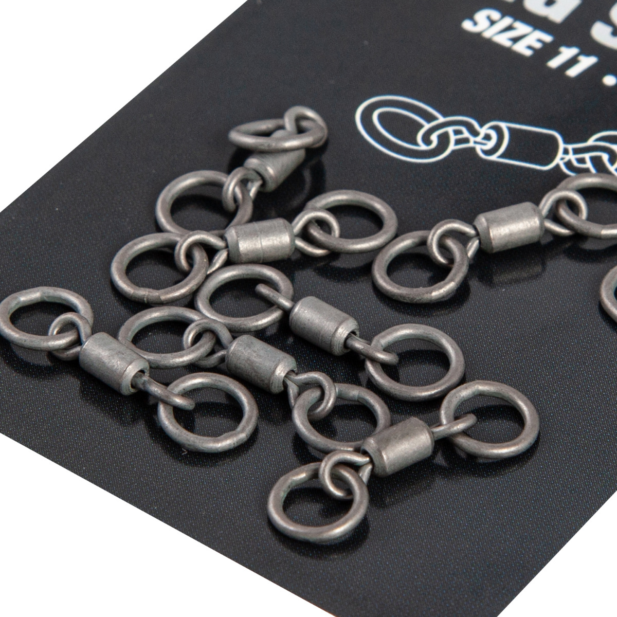 Korda PTFE Coated Double Ring Swivel