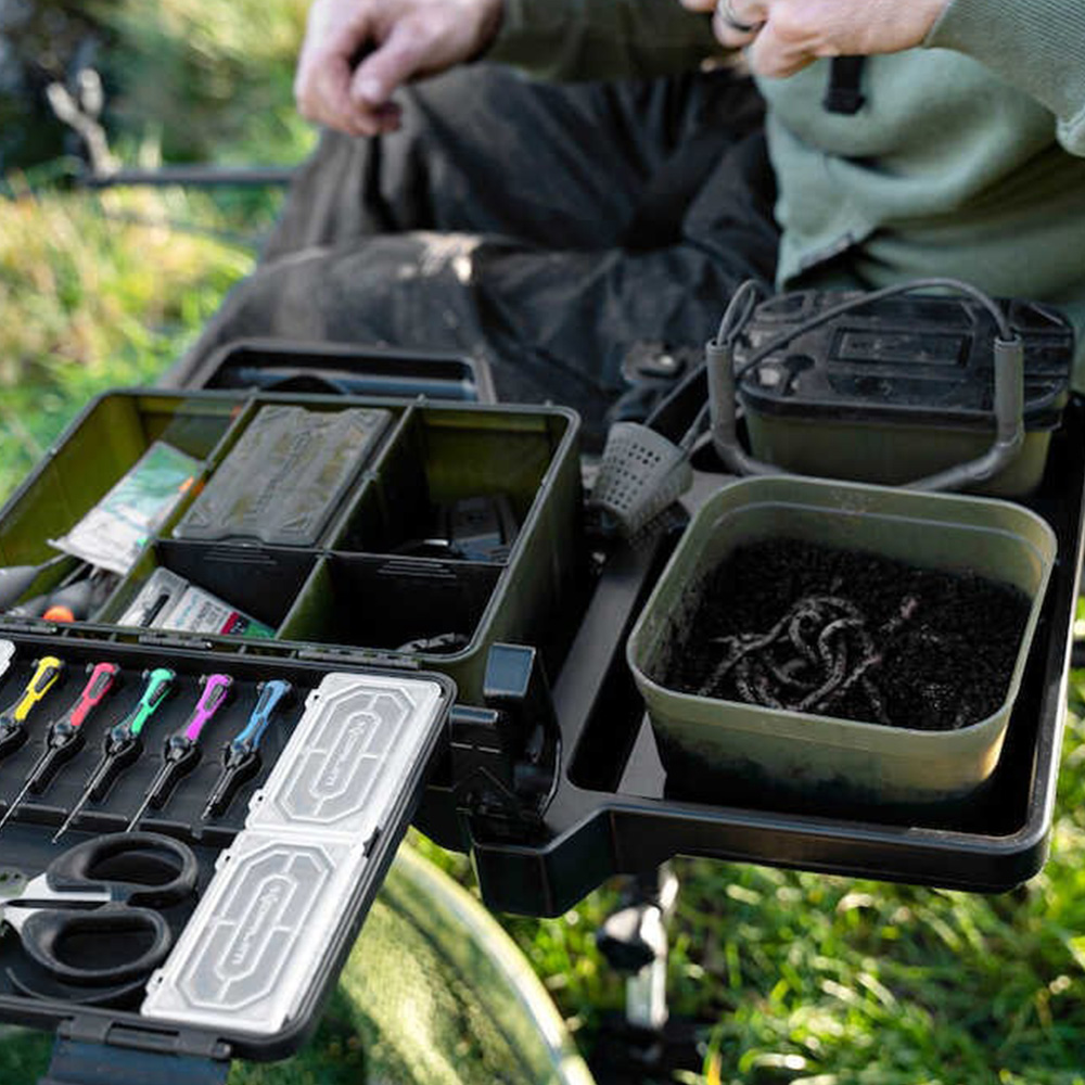 Korum Allrounder Side Tray: Angler's Tackle Companion