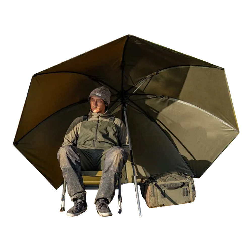 Korum Progress Graphite Brolly 50"|Coarse Fishing Umbrella|Angling Direct