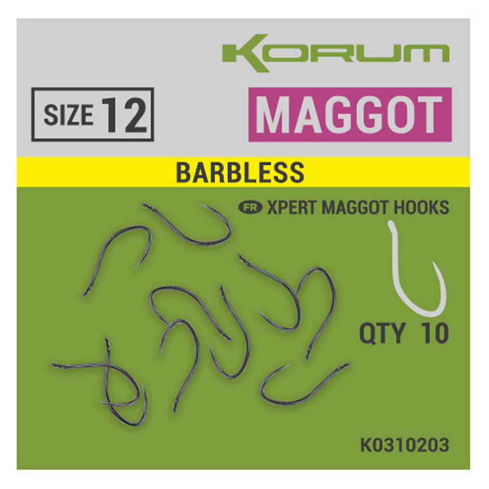 Korum Xpert Maggot Hooks: Boost Catch Rate & Hook Security