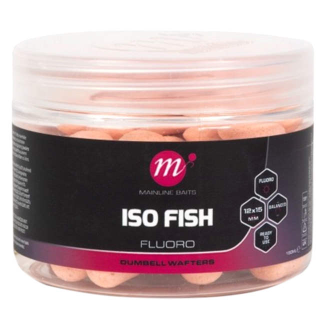 Mainline ISO Fish Fluoro Dumbell Wafters Pink | Fishing Bait | Angling ...