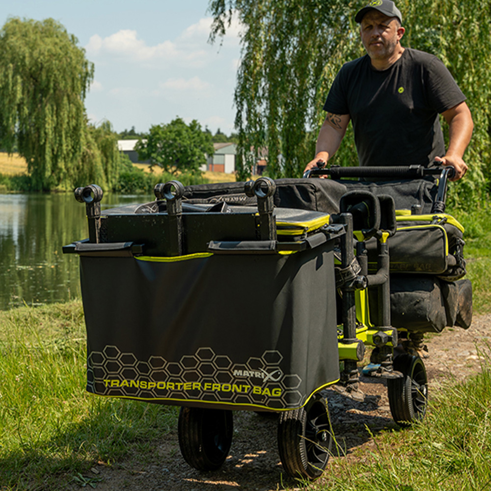 Matrix 4 Wheel Transporter Front Bag | Fishing Luggage | Angling Direct
