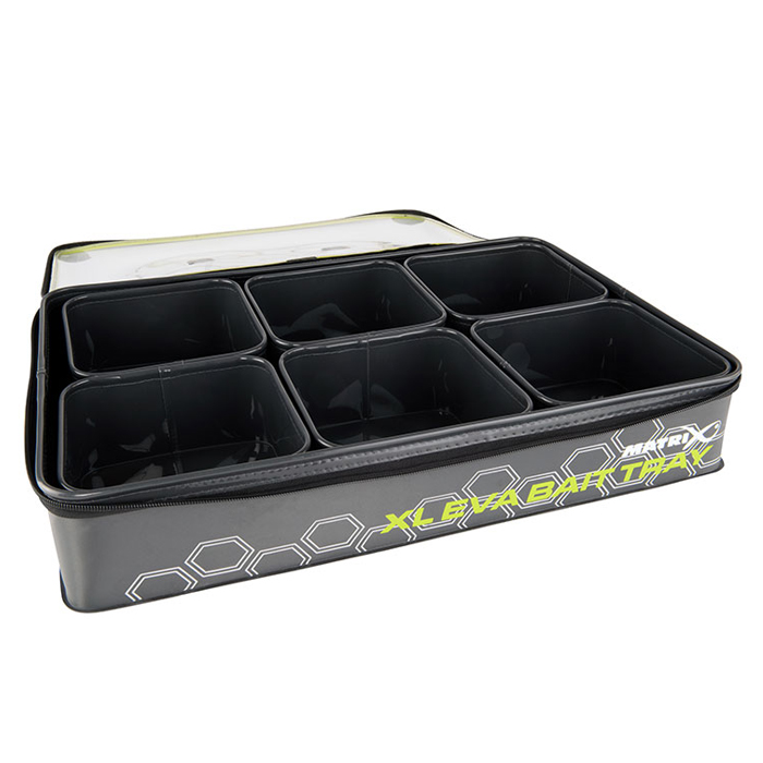 Matrix EVA Fishing Bait Tray XL Inc 6 Tubs