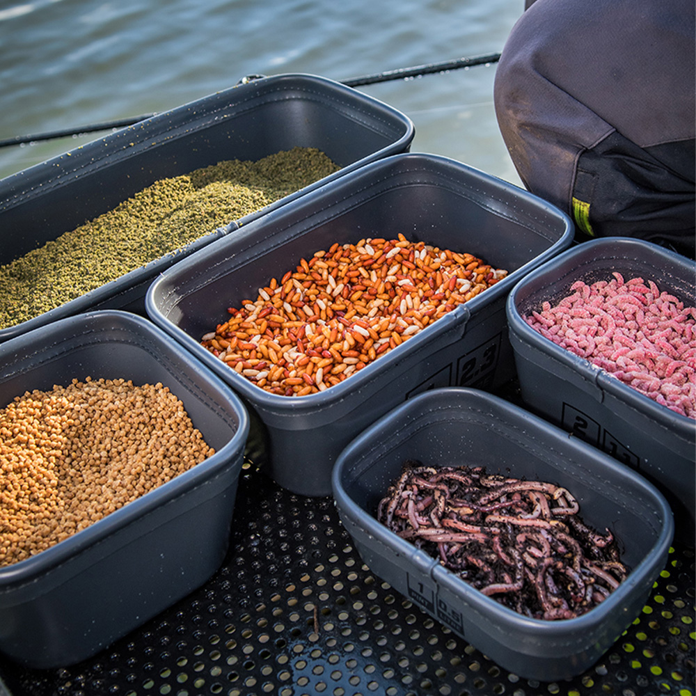 Matrix EVA Stacking Bait Tub Set | Durable & Compact