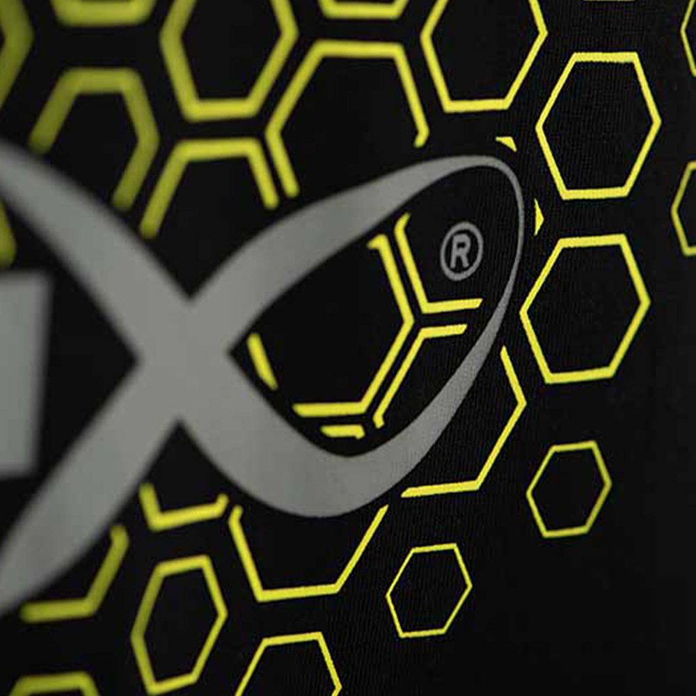 Matrix Hex Print Black T-Shirt | Fishing T Shirts | Angling Direct