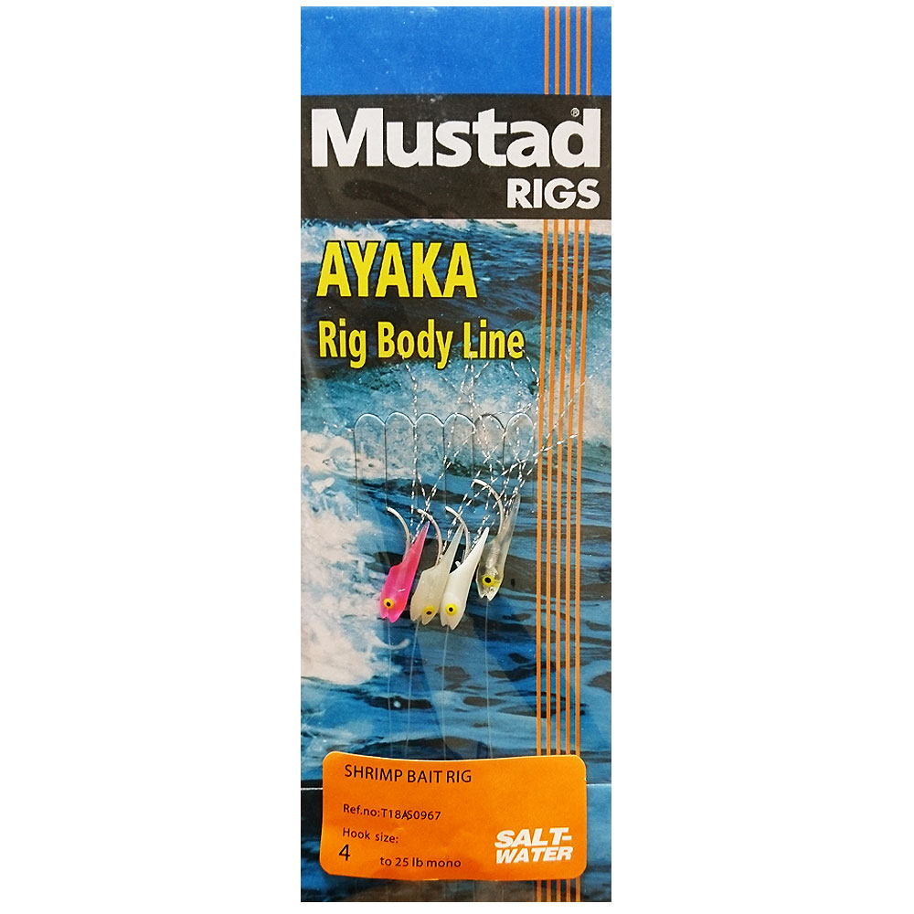 Mustad Shrimp Bait Rig, Hook Size: 4