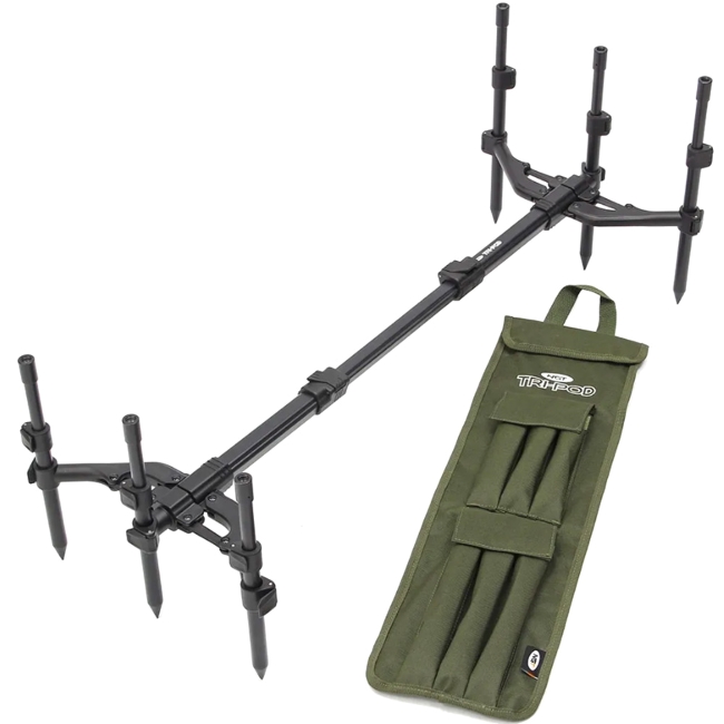 NGT Tri-Pod - 3 Rod Pod + Case