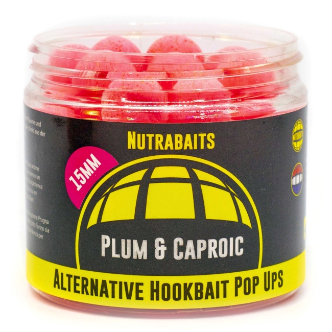 Nutrabaits Plum & Caproic Alternative Hookbait Fishing Pop Ups