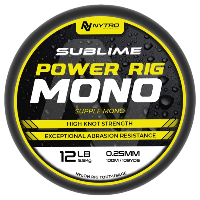 Nytro Sublime Power Rig Mono | Fishing Line | Angling Direct