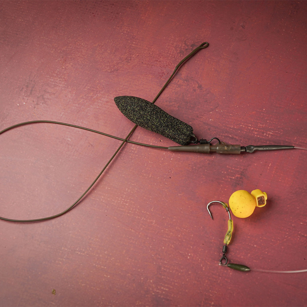 OMC Meta All-In-1 Fuzed Leader Lead Clip Cornaliner Spinner Rig