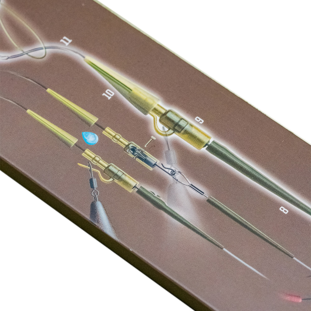 OMC Meta All-In-1 Rig Mini Fuzed Fishing Leader Spinner Rig