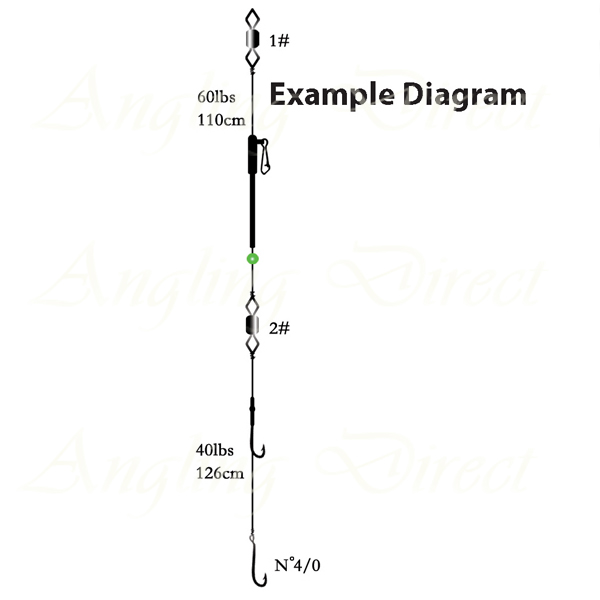 Greys Uptide Cod 4/0 Pennel Rig | Angling Direct