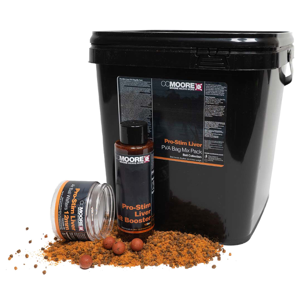 CC Moore Pro-Stim Liver PVA Bag Mix Pack|Carp Fishing Bait and ...