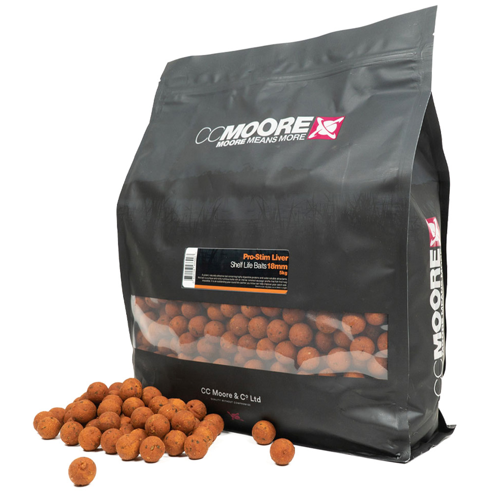 CC Moore Pro-Stim Liver 5kg Shelf Life Boilies|Carp Fishing Bait ...