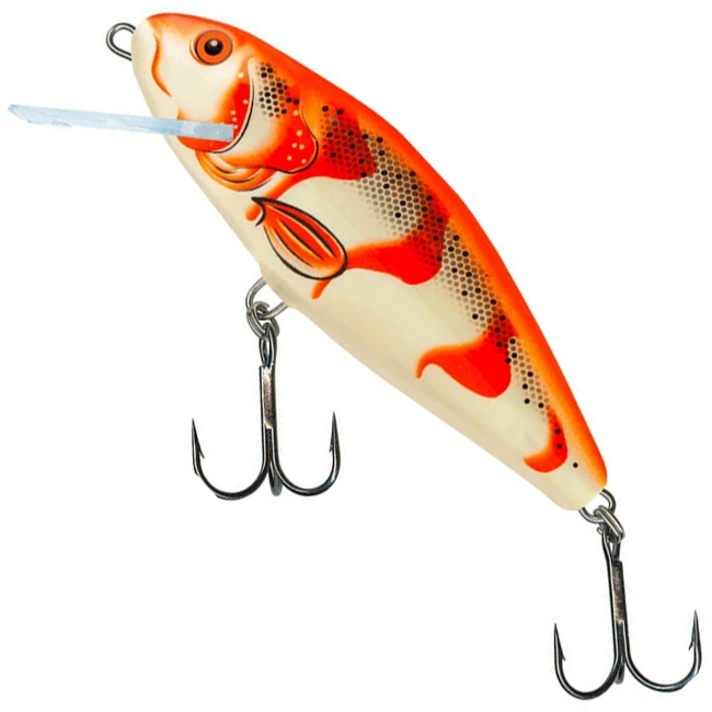Salmo Perch Floating Lure - Albino Perch
