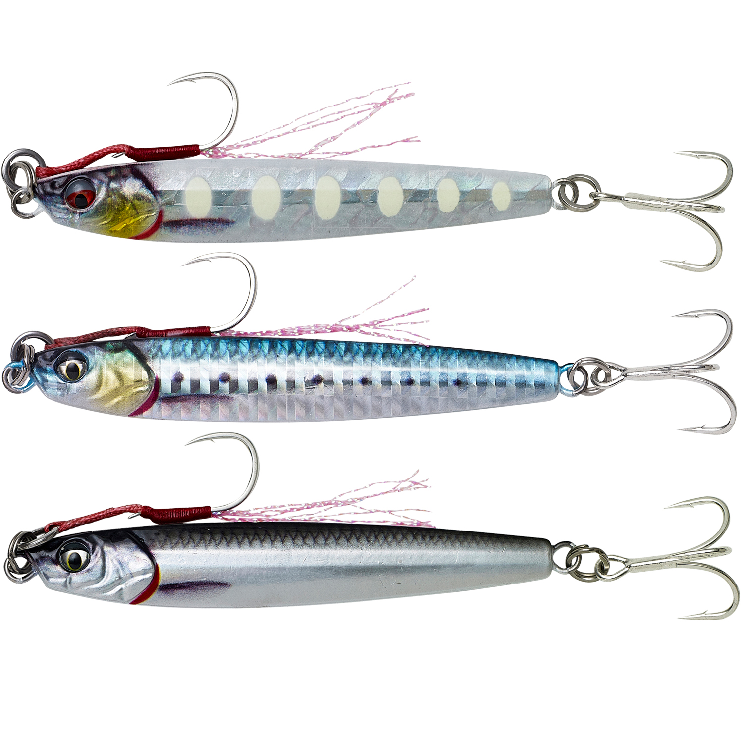 Savage Salt 3D Jig Minnows Lure 7.5cm