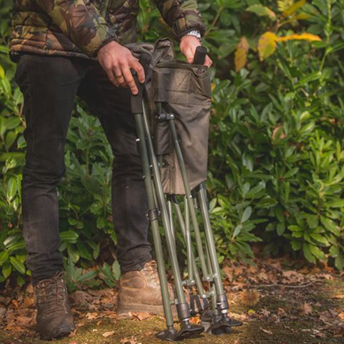 Solar Undercover Camo Foldable Easy Fishing Chair High