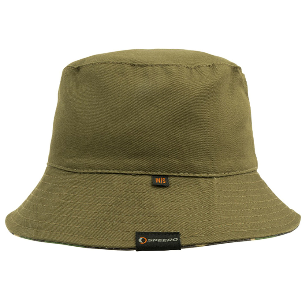 Speero Reversible DPM/Green Bucket Hat | Carp Fishing Hat | Angling Direct