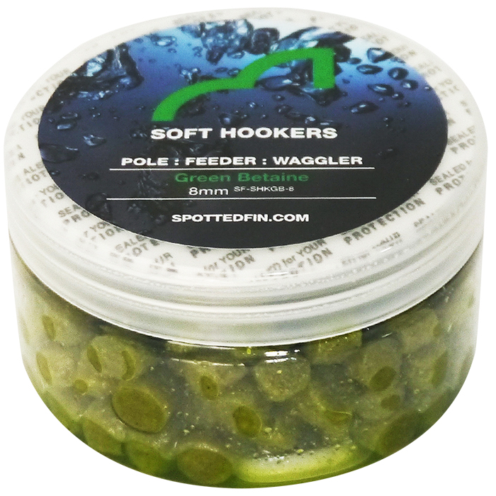 Spotted Fin Green Betaine Soft Hook Pellets 80g