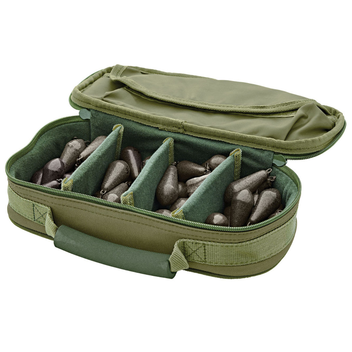 Trakker NXG Lead Pouch 4 Compartment | Angling Direct