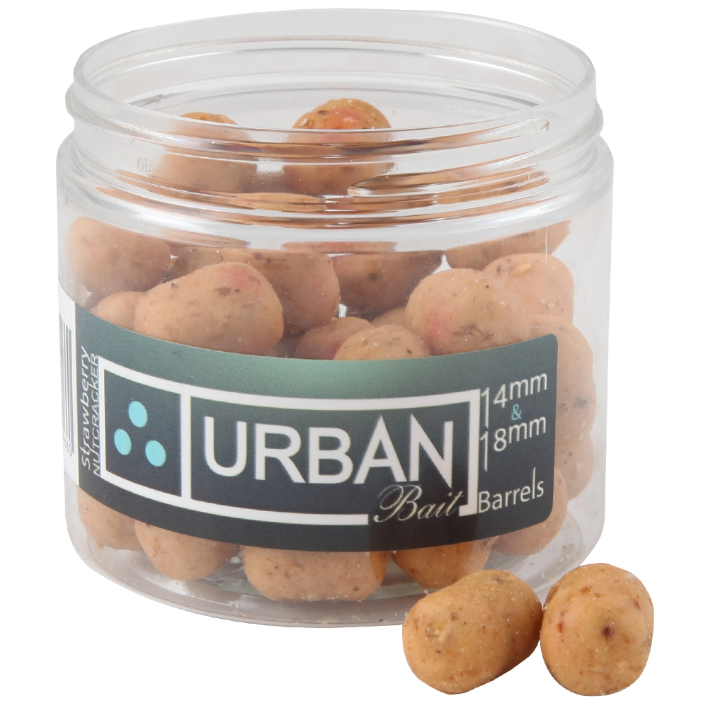 Urban Bait Strawberry Nutcracker Barrels | Angling Direct