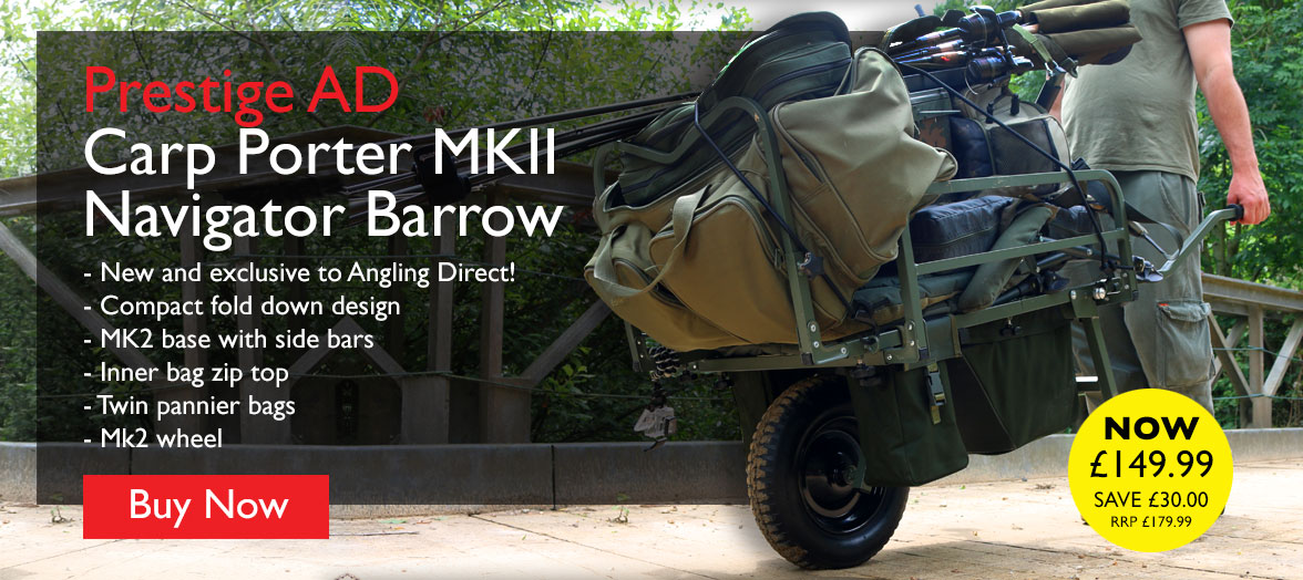 Fishing Trolleys | Carp Wheel Barrows | Bags | Angling Direct