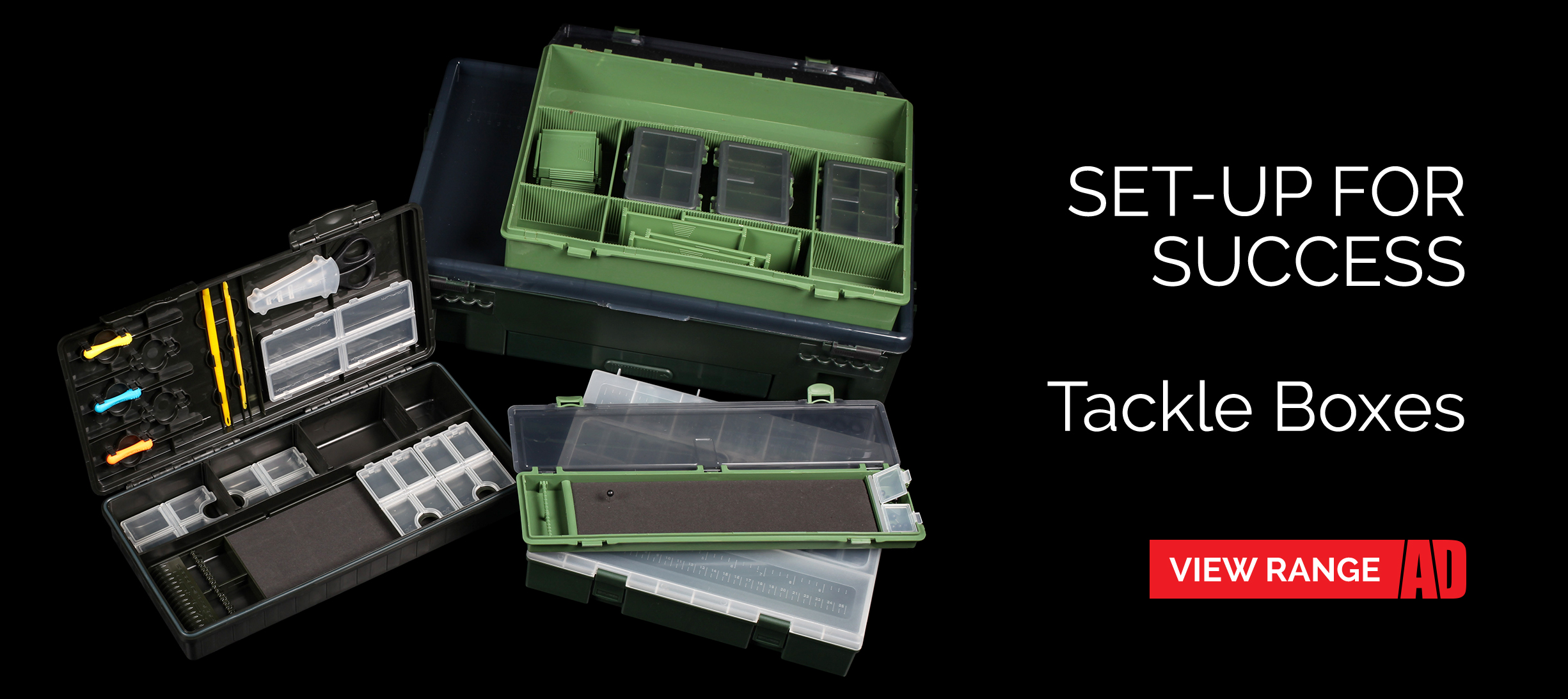 Fishing Tackle Boxes | Accessory Boxes | Rig Boxes | Angling Direct