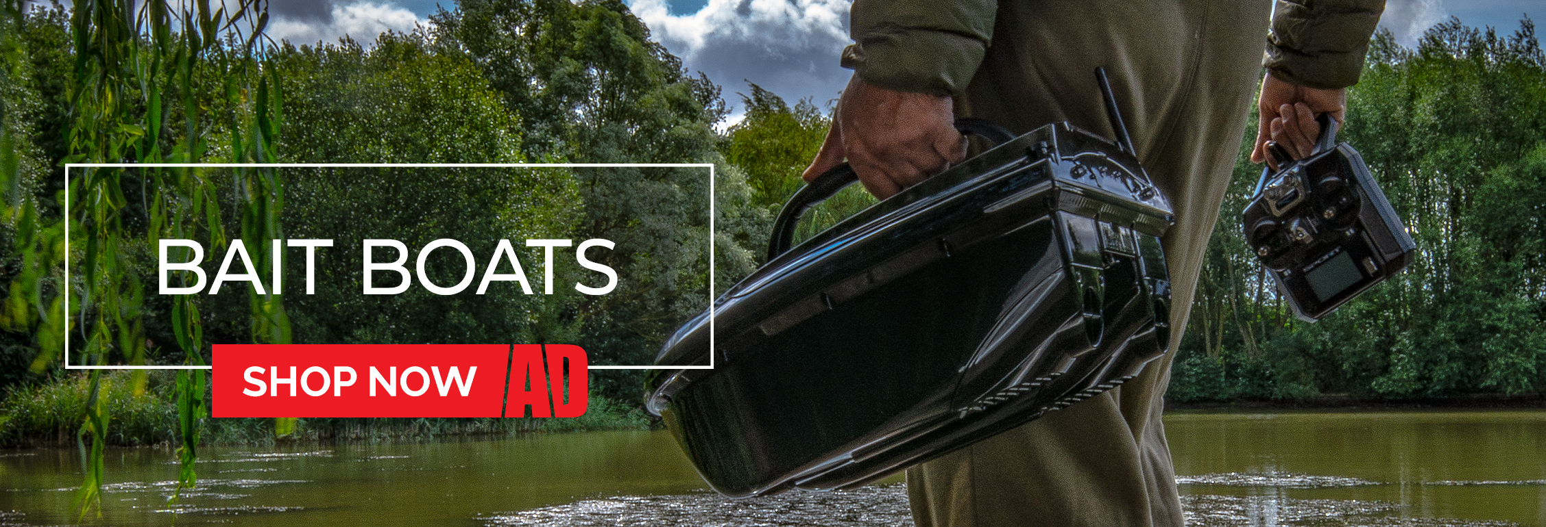 Carp Fishing Bait Boats | Carry Bags | Batteries | Angling Direct