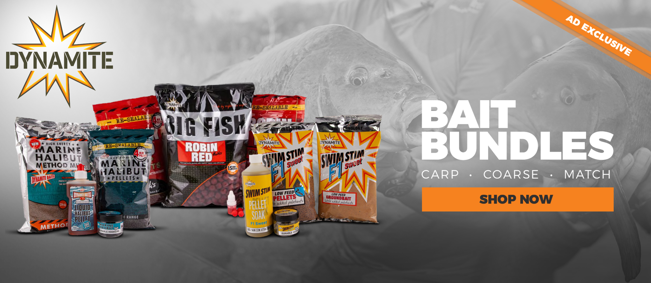 Dynamite Baits | Bait Buckets | Boilies | Pellets | Groundbaits | Angling Direct